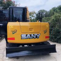 China SANY SY75 Used Hydraulic Mini Excavator Short Working Hours for sale