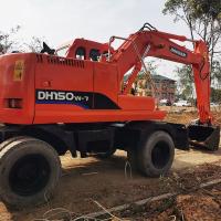 China Original Doosan DH150-7 Used Wheel Excavator 0.6m3 Bucket Capacity Quality Guaranteed for sale