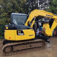 China Original Used Mini Excavator Komatsu PC78 0.3m³ Bucket Capacity for sale