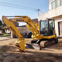 China Used Mini Excavator Komatsu PC56-7 0.2m³ Bucket Capacity 34.5KW Rated Power for sale