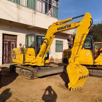 China Used Mini Excavator Komatsu PC56-7 0.2m³ Bucket Capacity 34.5KW Rated Power for sale