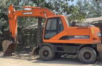 China Used Doosan DH170w-7 Hydraulic Wheel Excavator 0.6m3 Bucket Capacity for sale