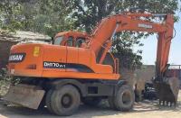 China Used Doosan DH170w-7 Hydraulic Wheel Excavator 0.6m3 Bucket Capacity for sale