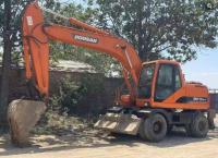 China Used Doosan DH170w-7 Hydraulic Wheel Excavator 0.6m3 Bucket Capacity for sale