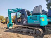 China SK140 Used Kobelco Crawler Excavators 74KW Rated Power 14 Tonnage for sale