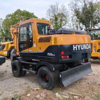 China in stock Used Hyundai 150W-9 Wheel Excavator Multifunctional New Arrival for sale