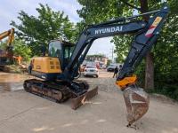 China Small Used Excavator Hyundai HX60 Excavator with 0.21m³ Bucket 36.2KW Used Construction Machine for sale