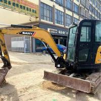 China Small Used Excavator SANY SY35U 0.12m³ Bucket Capacity Crawl Excavator for sale