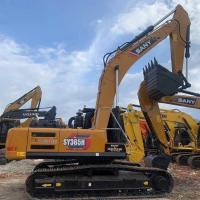 China Used Excavator 1.9m³ Bucket Capacity SANY SY365H  Large Crawl Excavator for sale
