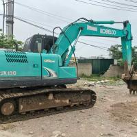 China Kobelco Excavator SK130 Crawler Excavator 0.52m3 Bucket Capacity Little Used Excavator for sale