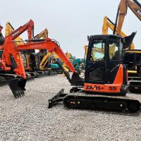 China Used Crawl Excavator HItachi ZX55-5A Mini 0.19m3 Bucket Capacity For Construction for sale