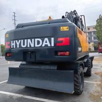 China Used Excavator Hyundai R210Wvs Wheel Excavator 0.92m3 Bucket Capacity Middle Excavator for sale