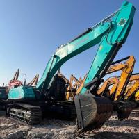 China Large Used Crawl Excavator Kobelco SK350LC 1.6m3 Bucket Capacity 35tons For Construction for sale