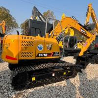 China Original 0.12m3 Bucket Capacity Little  Compact Used Excavator SANY SY75Cpro Crawler Excavator 0.7tons for sale