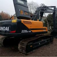 China Hyundai Middle Excavator Used Excavator R220LC-9s Excavator 1.0m3 Bucket Capacity For Construction for sale