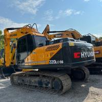 China Used Hyundai Crawler Excavator R220LC-9s Excavator 1.0m3 Bucket Capacity For Construction for sale
