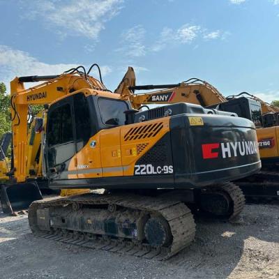China Used Hyundai Crawler Excavator R220LC-9s Excavator 1.0m3 Bucket Capacity For Construction for sale