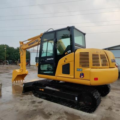 China Mini  High Efficiency Excavator Komatsu PC70-8 Second Hand Crawler Hydraulic Digger for sale