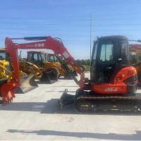 China Compact Excavator Made In Japan Kubota U55-4 0.16m3 Bucket Capacity for sale