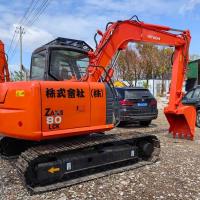 China Used Original Excavator HItachi ZX80 Compact Crawl Excavator 0.28m3 Bucket Capacity for sale