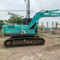 China Little Used Excavator Kobelco SK130 Crawler Excavator 0.52m3 Bucket Capacity for sale