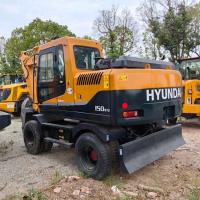 China 15tons Hyundai R150w-9 With 0.23m3 Bucket Capacity Used Wheel Excavator for sale
