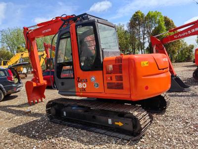 China Used Excavator 8 Ton Mini Excavator Hitachi Zaxis80 Second Hand Digger Small 7ton Hitachi Excavator Zx70 for sale