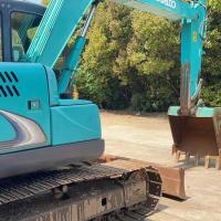 China SK75 Crawl Excavator 0.4m3 Bucket Capacity Little Used Excavator Kobelco 0.7tons for sale