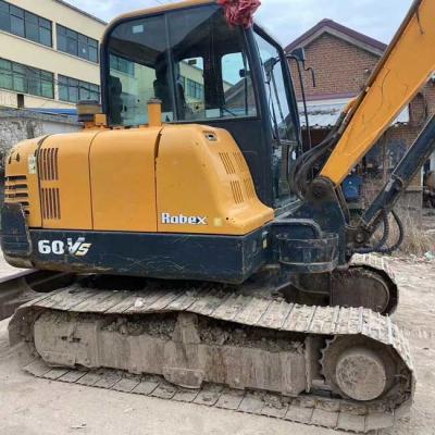 China Used Mini Hyundai HX60 Crawl Excavator With 0.21m3 Bucket Capacity for sale