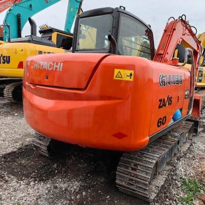 China Used Excavator 0.6tons HItachi Compact Model ZX60 0.22m3 Bucket Capacity for sale