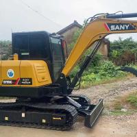 China 0.1m3 Bucket Capacity 5.5tons SANY SY55C Used Little Crawler Excavator for sale