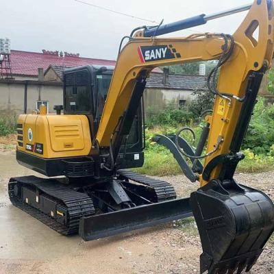 China 0.1m3 Bucket Capacity 5.5tons SANY SY55C Used Little Crawler Excavator for sale