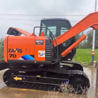 China Used Hitachi ZX70 Compact Crawl Excavator 0.67 Tons 0.33m3 Bucket Capacity for sale