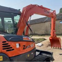 China Compact Excavator Used Crawl Excavator HItachi ZX55  0.19m3 Bucket Capacity for sale