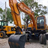 China 15 tons Used  0.23m3 Bucket Capacity Excavator Hyundai R150w-9 Wheel for sale