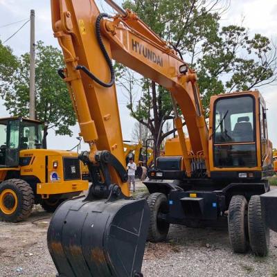 China 15 tons Used  0.23m3 Bucket Capacity Excavator Hyundai R150w-9 Wheel for sale