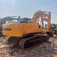 China Hyundai Middle Excavator Used Excavator R220LC-7 Excavator 1.0m3 Bucket Capacity For Construction for sale