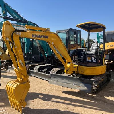 China Used Komatsu PC30MR Mini Excavator 3ton Hydraulic Crawler Machine Weight 3000kg In Yellow And Black for sale
