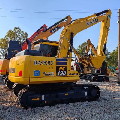 China Japan Made Used Excavator 13 Ton Komatsu pc130-8 Secondhand Crawler Digger PC130lc 313D on Stock for sale