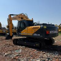 China Used Hyundai 215lc 220 Hydraulic Crawler Excavator Korea Original 22 Ton Hyundai 220LC Used Excavator for sale