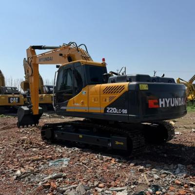 China Used Hyundai 215lc 220 Hydraulic Crawler Excavator Korea Original 22 Ton Hyundai 220LC Used Excavator for sale