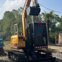 China 7.5tons Used SANY SY75 Crawler Excavator Little Size 0.12m3 Bucket Capacity for sale