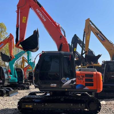 China 12 Tons Excavator Used Hitachi ZX120 Crawl Excavator 0.52m3 Bucket Capacity for sale