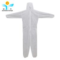 China SMS Disposable Protective Wear Coverall CE Medical Isolation Suit With Hood for sale