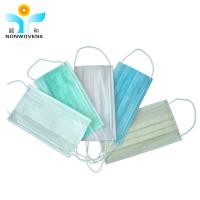 China Medical Usage 3 Ply Disposable Face Mask Protection Meltblown 17.5*9.5cm for sale