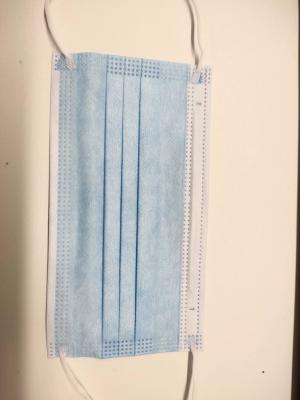 China Medical Comfortable 3Ply Disposable Face Mask For Pollen Protection 17.5 * 9.5cm Size for sale