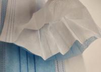 China Skin Friendly 3 Ply Disposable Face Mask Type Nonwoven Fabric 17.5*9.5cm for sale
