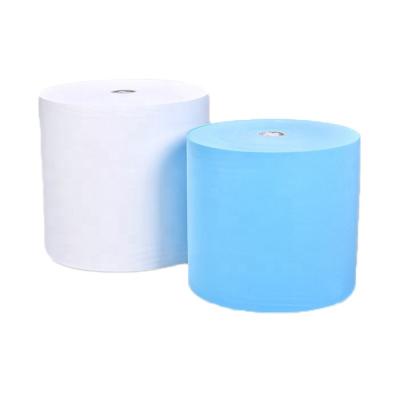 China 10-100 Gram White PP Non Woven Dot Fabric Roll Packing For Hygiene Products for sale