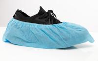 China Dustproof Disposable Shoe Covers Waterproof Anti Skid Hospital Booties White/Blue/Pink for sale