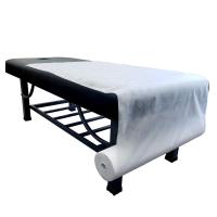 China SMS AAMI Disposable Bed Sheet SMMS Medical Table Cover Bedsheet for sale